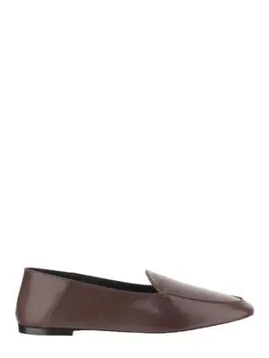Celine Round Toe Loafers - Brown