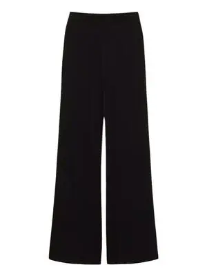 TWINSET Wide-leg Casual Trousers - Black
