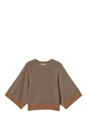 TWINSET Ribbed Knit Sweater - Brown