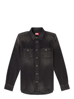 DIESEL® D-vega Denim Shirt - Black