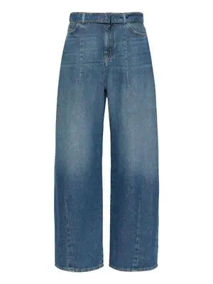 Max Mara Belt Loop Jeans - Navy Blue