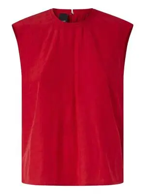 Pinko Tie-back Sleeveless Top - Red
