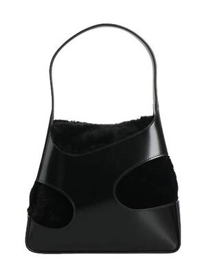 FERRAGAMO Handbag Calfskin, Lambskin - Black