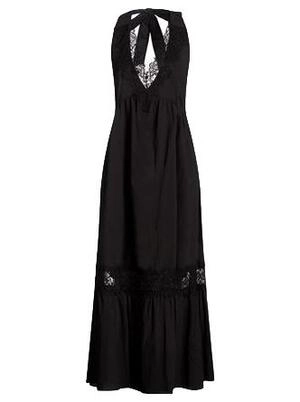 COMPAGNIA ITALIANA Maxi Dress Size Cotton - Black