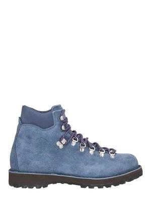 Diemme Suede & Nubuck Lace-up Ankle Boots - Blue