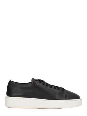 Santoni Sneakers Size Leather - Black