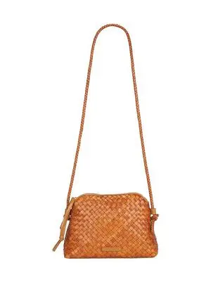 LOEFFLER RANDALL Mallory Woven Crossbody Bag - Timber