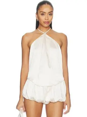 SEROYA Beckham Halter Top - Eggshell