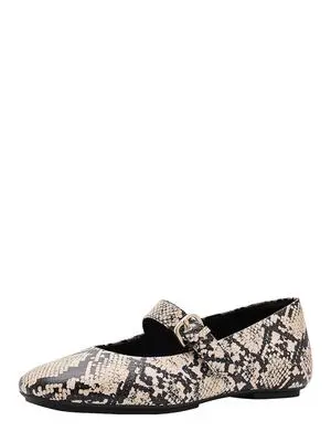 FITFLOP FitFlop Delicato Snake Effect Mary Jane Flats