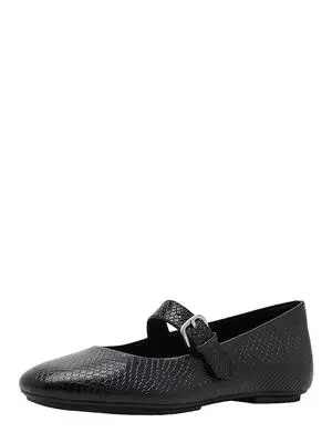 FITFLOP Delicato Snake Mary Jane Flat Shoes