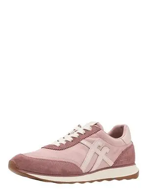 Fitflop Retro-q Ff Suede Trainers - Pink