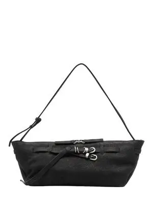 MARGESHERWOOD Belted Leather Tote Bag - Black