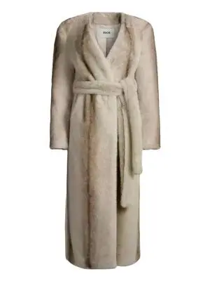 DUCIE Olivia Long Sleeves Coat - Neutrals