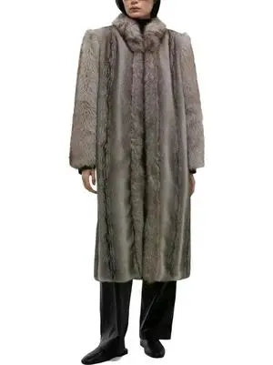 DUCIE Betty Princess Sleeves Coat - Neutrals