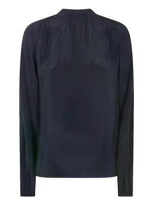 N°21 Pussy-bow Long-sleeve Blouse - Black