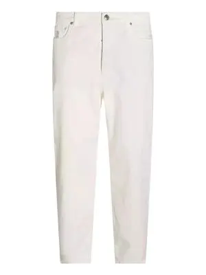 Brunello Cucinelli Logo-patch Jeans - Neutrals