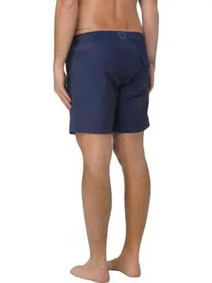 MURPHY&NYE Logo-print Drawstring Swim Shorts - Blue