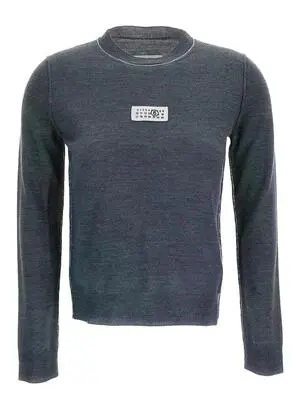 MAISON MARGIELA Logo-patch Sweater - Grey