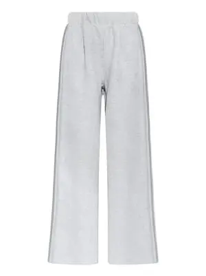 Adidas Wide-leg Jersey Track Pants - Grey