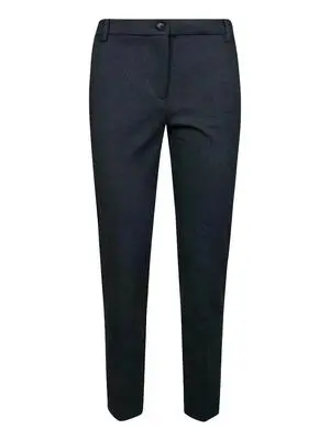 Pinko Mid-rise Slim-cut Trousers - Grey