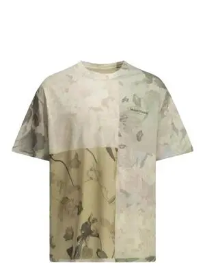 MAISON MARGIELA Patchwork Floral Print T-shirt - Neutrals