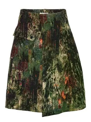 Henrik Vibskov Gobelin Swamp Carry Skirt - Green