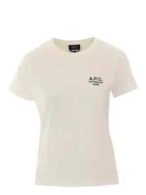A.p.c. Rue Madame Logo T-shirt - Neutrals