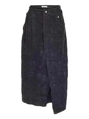 HENRIK VIBSKOV Henrik Vibskov Asymmetric Wrap Midi Skirt