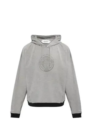 Versace Medusa-print Hoodie - Grey