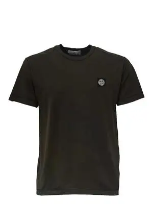Stone Island Compass-patch T-shirt - Brown