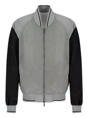 Armani Exchange Long-sleeves Bomber Jacket - Grey