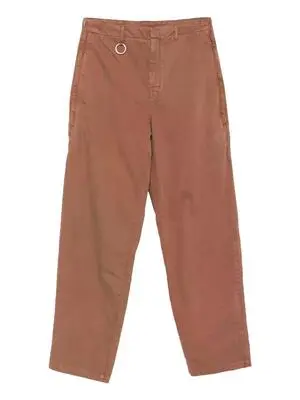 Études Studio Zip-detail Chino Trousers - Brown