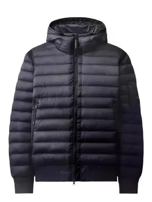 C.P. COMPANY Quilted Hooded Jacket - Blue