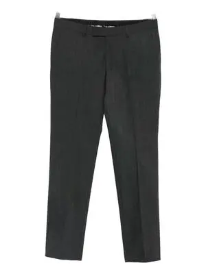 Karl Lagerfeld Pressed-crease Tailored Trousers - Grey