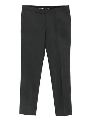 Karl Lagerfeld Pressed-crease Tailored Trousers - Grey