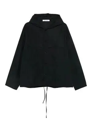 Études Studio Hooded Shirt Jacket - Black
