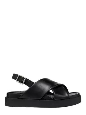 Geox Adelash H Crossover Slingback Sandals - Black