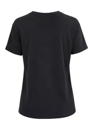 Armani Exchange Logo Detail Crew Neck T-shirt - Black