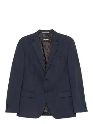 Karl Lagerfeld Single-breasted Notch-lapel Blazer - Blue