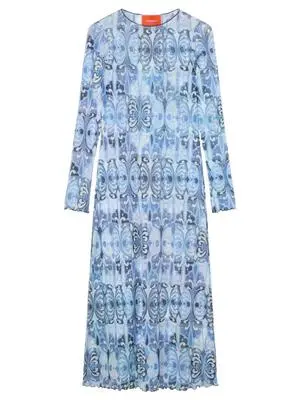 La DoubleJ Slinky Swing Dress - Blue