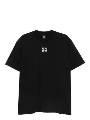 44 LABEL GROUP Logo-print Short-sleeve T-shirt - Black