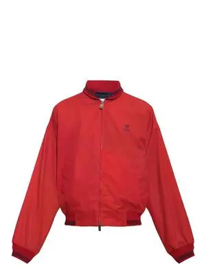 VERSACE Versace Zip-Up Bomber Jacket With Greca Trim