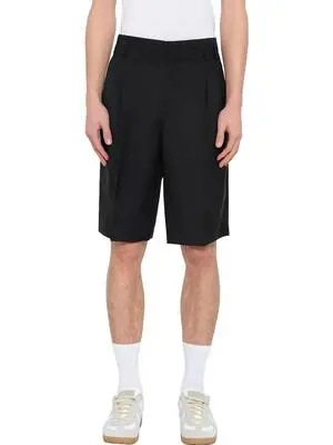 Balenciaga Pleated Tailored Shorts - Black
