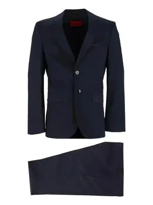 Hugo Single-breasted Suit - Blue