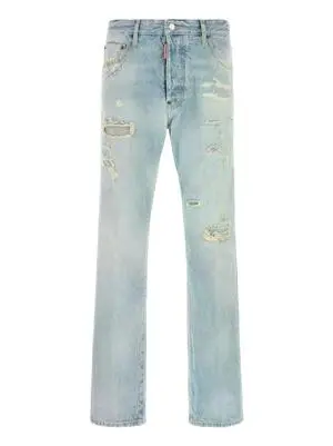 Dsquared2 Distressed Denim Jeans - Blue