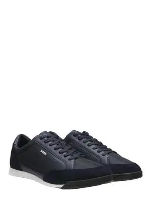 BOSS Nitan Panelled Sneakers - Blue