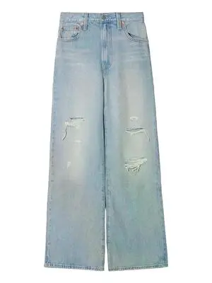 LEVI'S Levi's Ribcage Distressed Wide Leg Jeans
