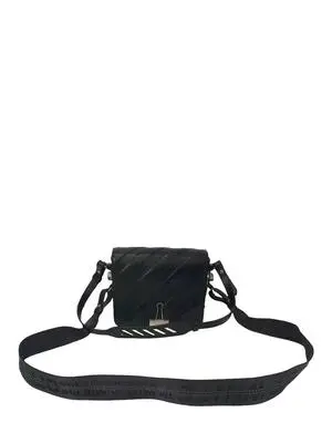 Off-White Diagonal Binder Shoulder Bag - Black