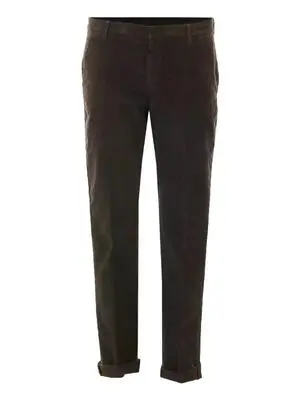 DONDUP Gaubert Straight-leg Trousers - Brown