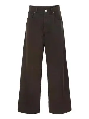 Brunello Cucinelli Monile Embellished Garment-dyed Jeans - Brown